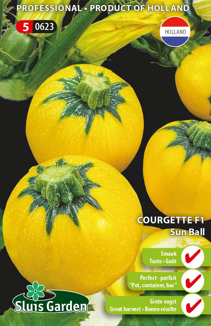 Acheter Courgette Sun Ball F1? Commandez en ligne au Jardinerie Koeman